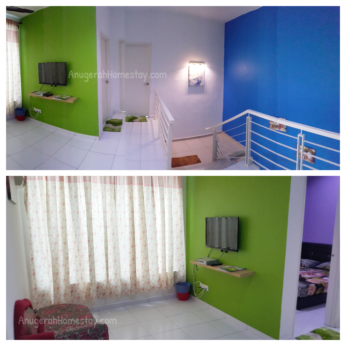 Homestay Ayer Keroh 4 Bilik Aircond dan 4 bilik air (Villa MiTC -II)